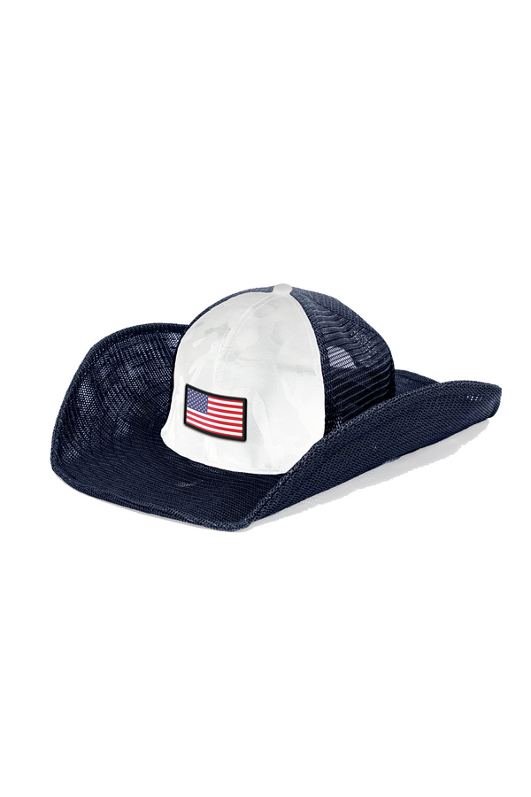 SALE! USA FLAG: RED WHITE & BLUE COWBOY SNAPBACK: 6 PANEL – Cowboy Snapback